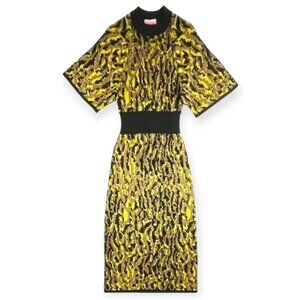 kate spade | Dresses | Kate Spade New York Hazelnut Print Mockneck Midi ...